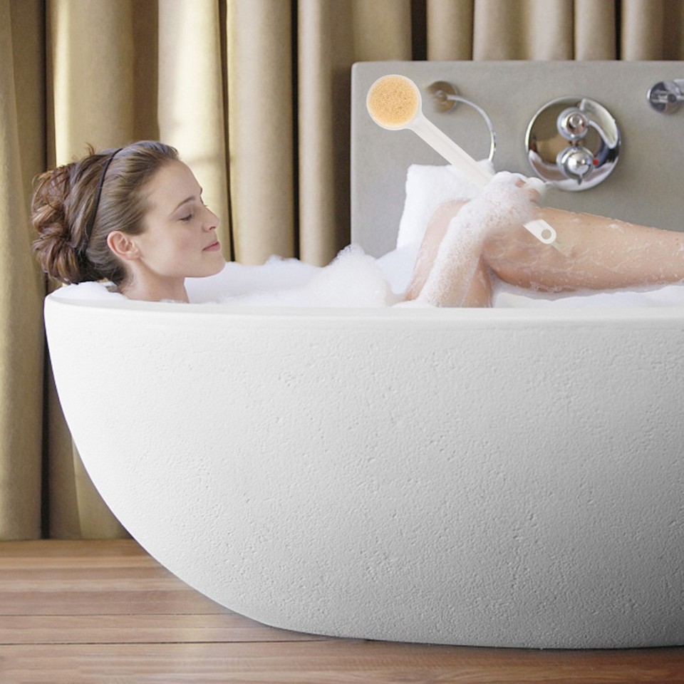 Bath Brush Massage Bath Brush Back Scrubber With String for Body Shower ...