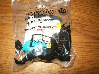 2018 McDonald's Happy Meal Toy Peanut's Snoopy Helicopter Snoopy Figure ...