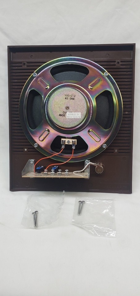 M&S NEW Model N35W Walnut Plastic Intercom Room Speaker | eBay