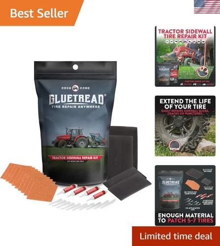 Tractor Tire Repair Kit Off-Road Puncture Patch Sidewall Fix for ...