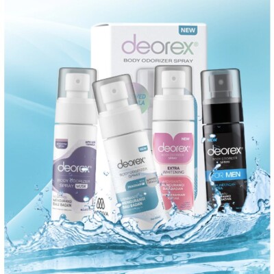 Deorex Body Odorizer Spray 60ml – Long-Lasting Odor Control for Men ...