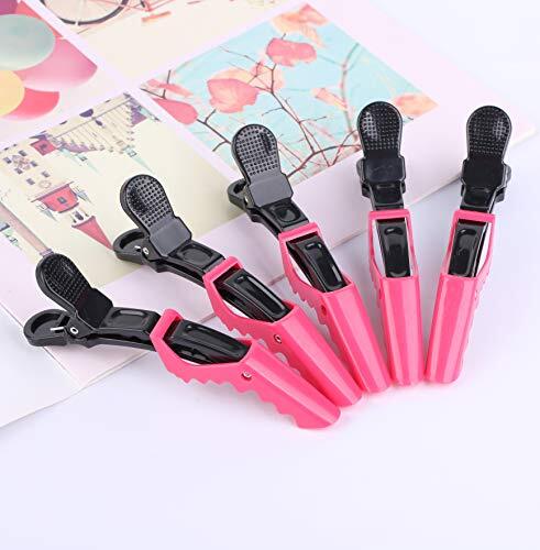 Hair Clips for Women – Wide Teeth & Double-Hinged Design – Rose Red 2 ...