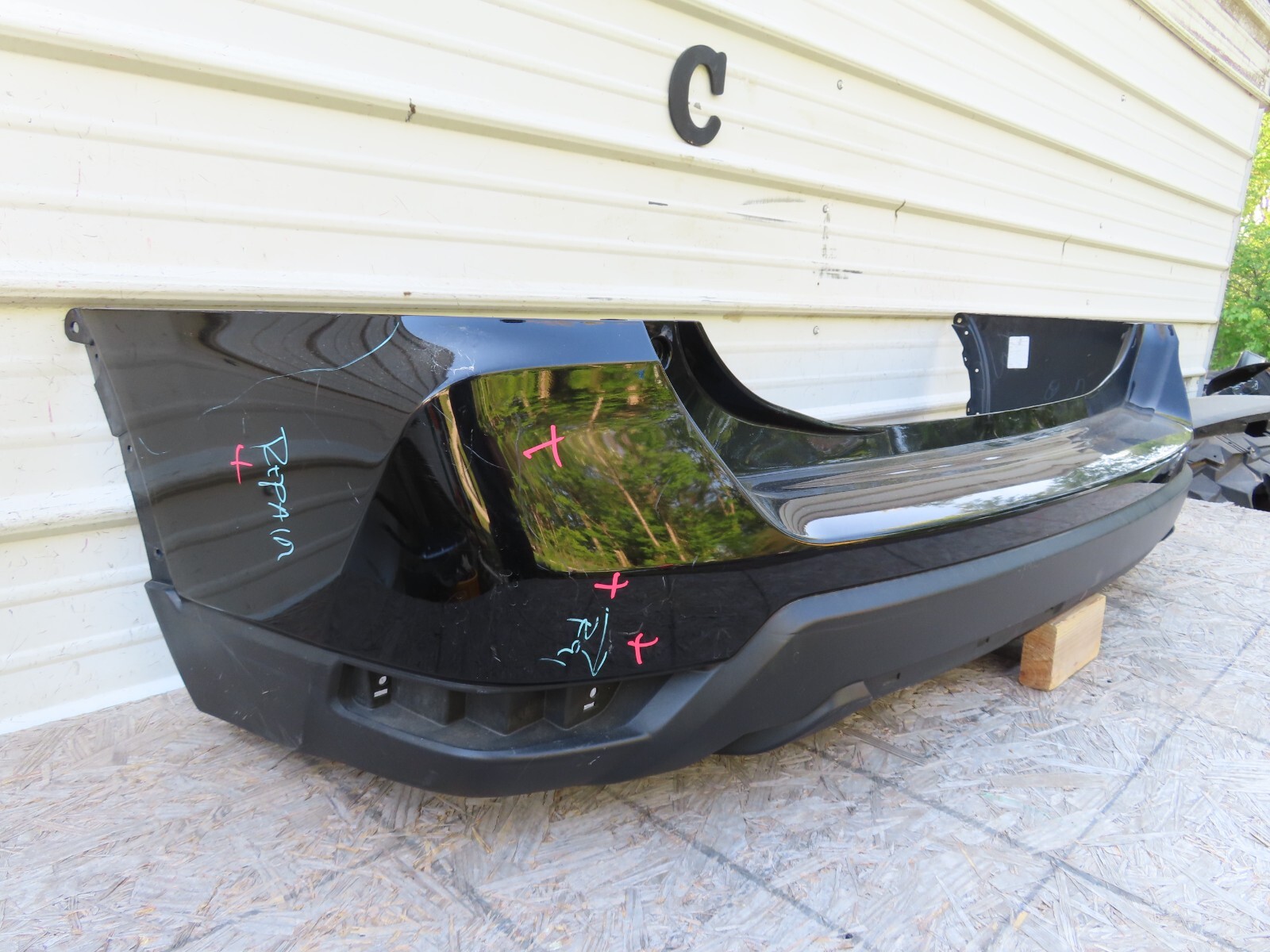 2017-2019 NISSAN ROGUE S SL SV HYBRID REAR BUMPER COVER PANEL OEM 85022 ...