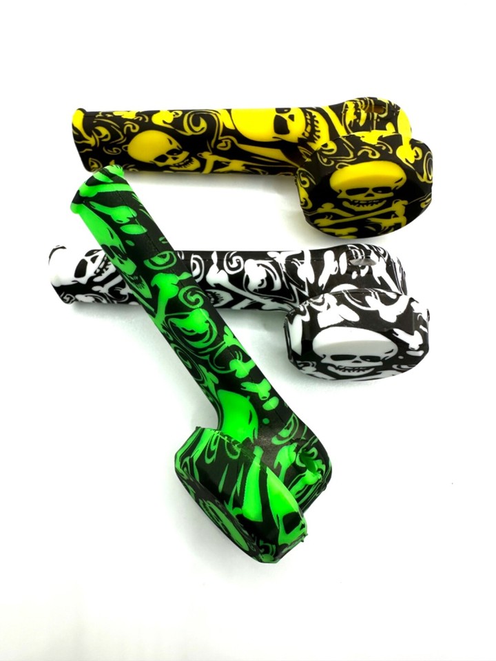 3 Silicone Smoking Pipes ( Skull) SAME DAY SHIP | eBay