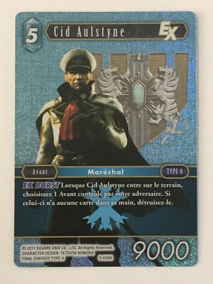 Final Fantasy Card - FFTCG - Cid Aulstyne - Foil / Holo - 3-036H - FR ...