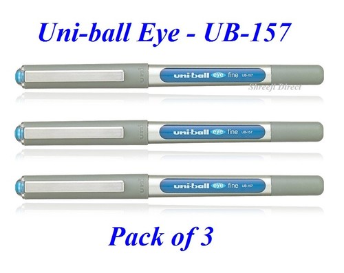 UNIBALL EYE FINE UB-157 ROLLER BALL PEN 0.7mm BLUE Colour - Best Price ...