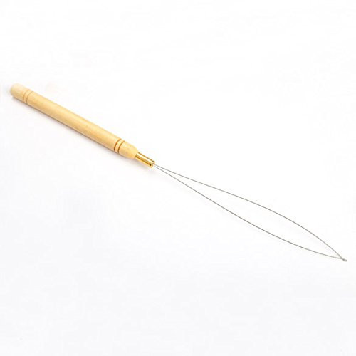 Bead Microring Loader Threader for Hair Extension Loop Needle Threader ...