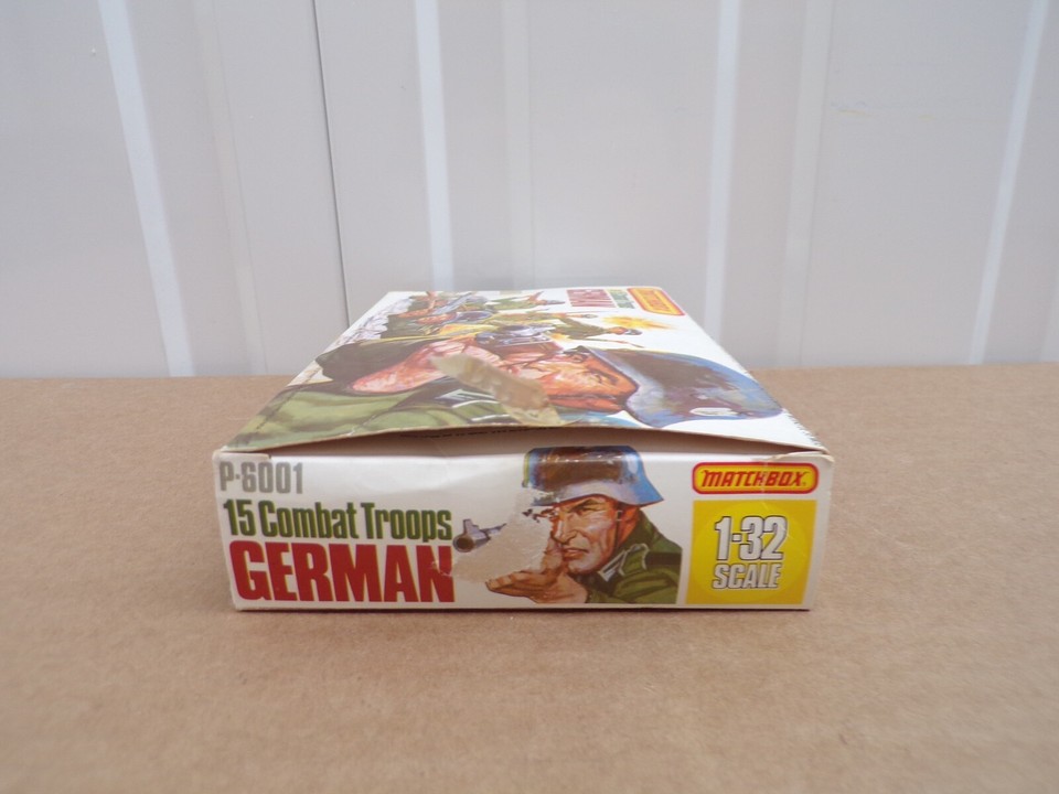 Matchbox 15 German Combat Troops WW2 1939-45 Boxed 1.32 Scale Soldiers ...