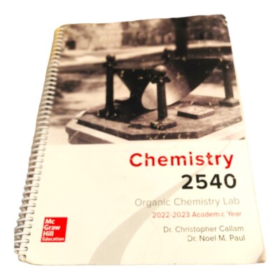 Chemistry 2540 Organic Chemistry Lab | eBay