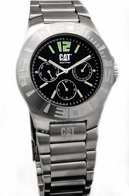 CAT III Watch, With Calendar, Complete Stainless Steel, 10 BAR, DB ...