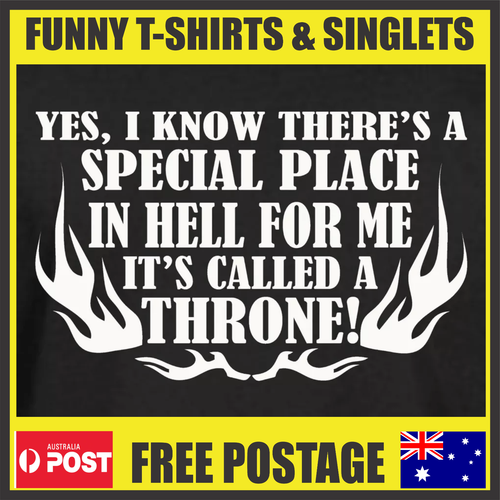 Funny Singlets Mens Novelty Singlets t-shirts YES, I KNOW THERE'S A ...