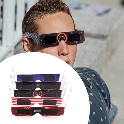 5 Pieces Solar Glasses 2024 Durable Astronomy Eyewear for Direct Sun ...