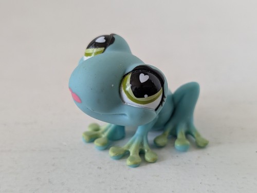 Hasbro LPS Littlest Pet Shop Teal Valentine Frog #559 Free Shipping ...