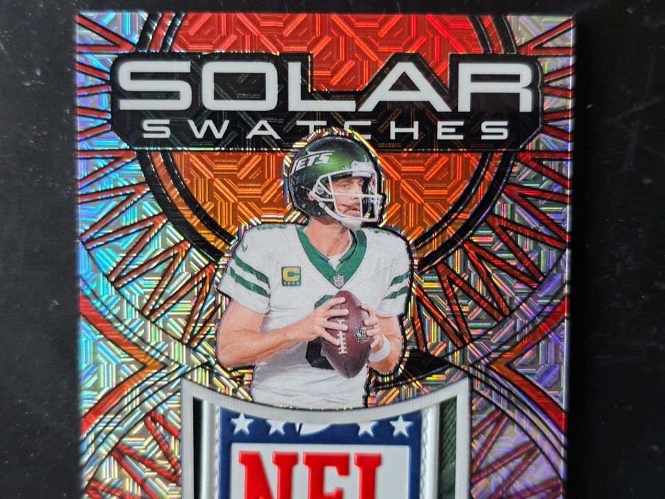 🔥 2024 PANINI OBSIDIAN AARON RODGERS SOLAR SWATCHES NFL SHIELD 1/1 🔥 ...