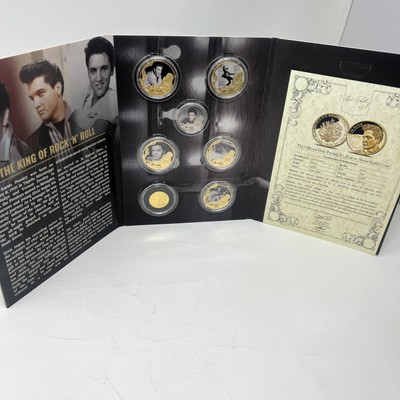 Elvis The Official It’s Now Or Never Gold Coin And Silver Set | eBay UK