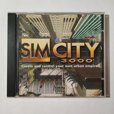 RARE Sim City 3000 (1999) PC Computer Game Vintage Maxis EA Simulation ...