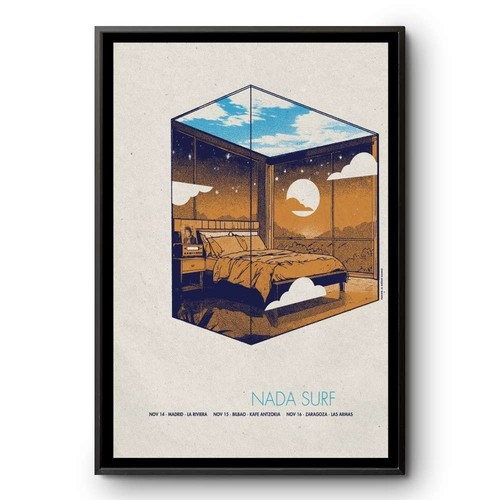Nada Surf Show Kafe Antzokia, Bilbao, Spain Nov 15, 2024 Poster | eBay