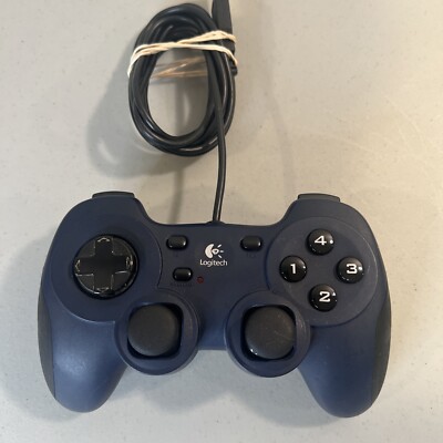 Logitech Dual Action Gamepad USB Game Controller G-UF13A Dark Blue | eBay