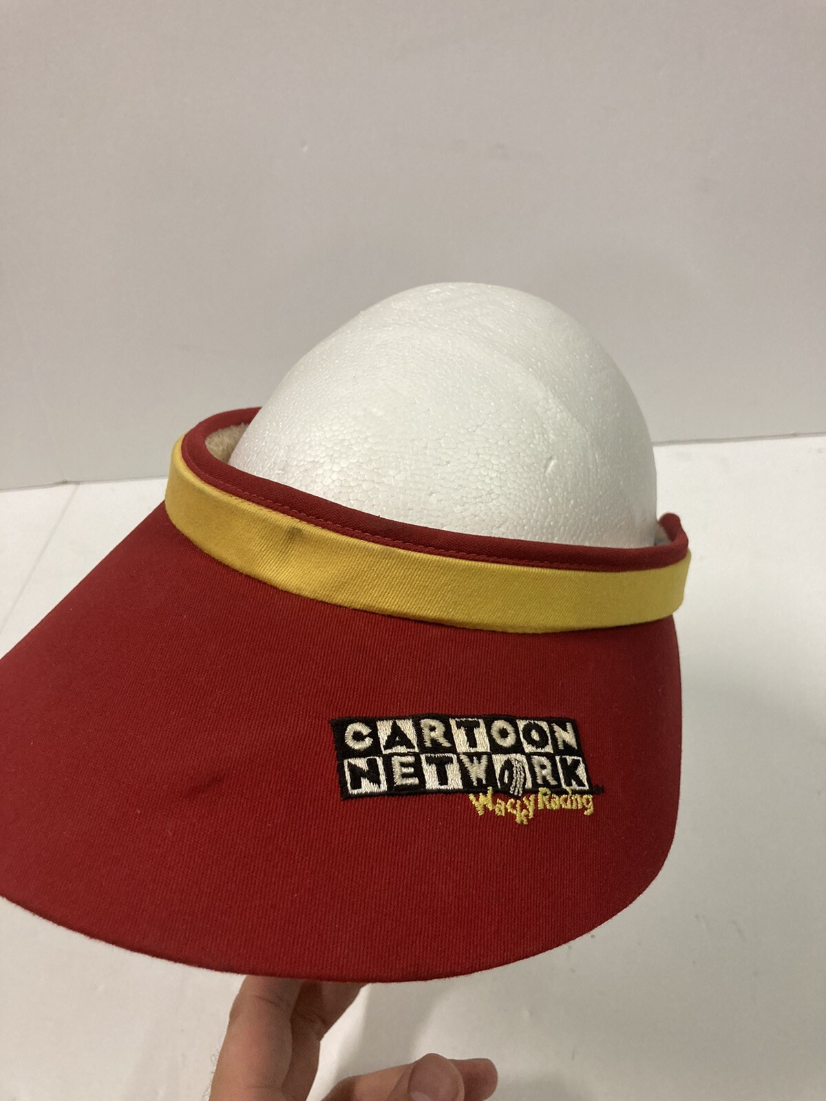 Vintage Cartoon Network Wacky Racing Visor Hat 90s Em… - Gem