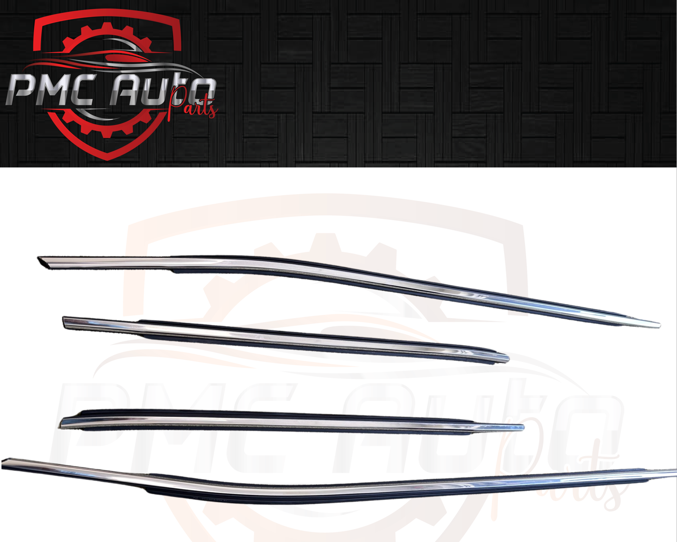 2018 - 2022 TOYOTA CAMRY 4PCS LEFT & RIGHT-SIDE DOOR WINDOW BELT ...