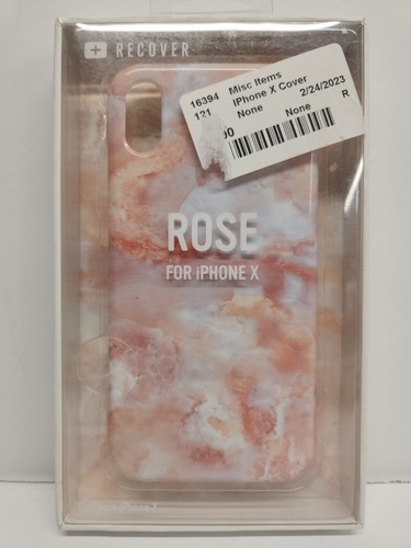 Recover Pink Rose iPhone X Case Cover New 852239007905 | eBay