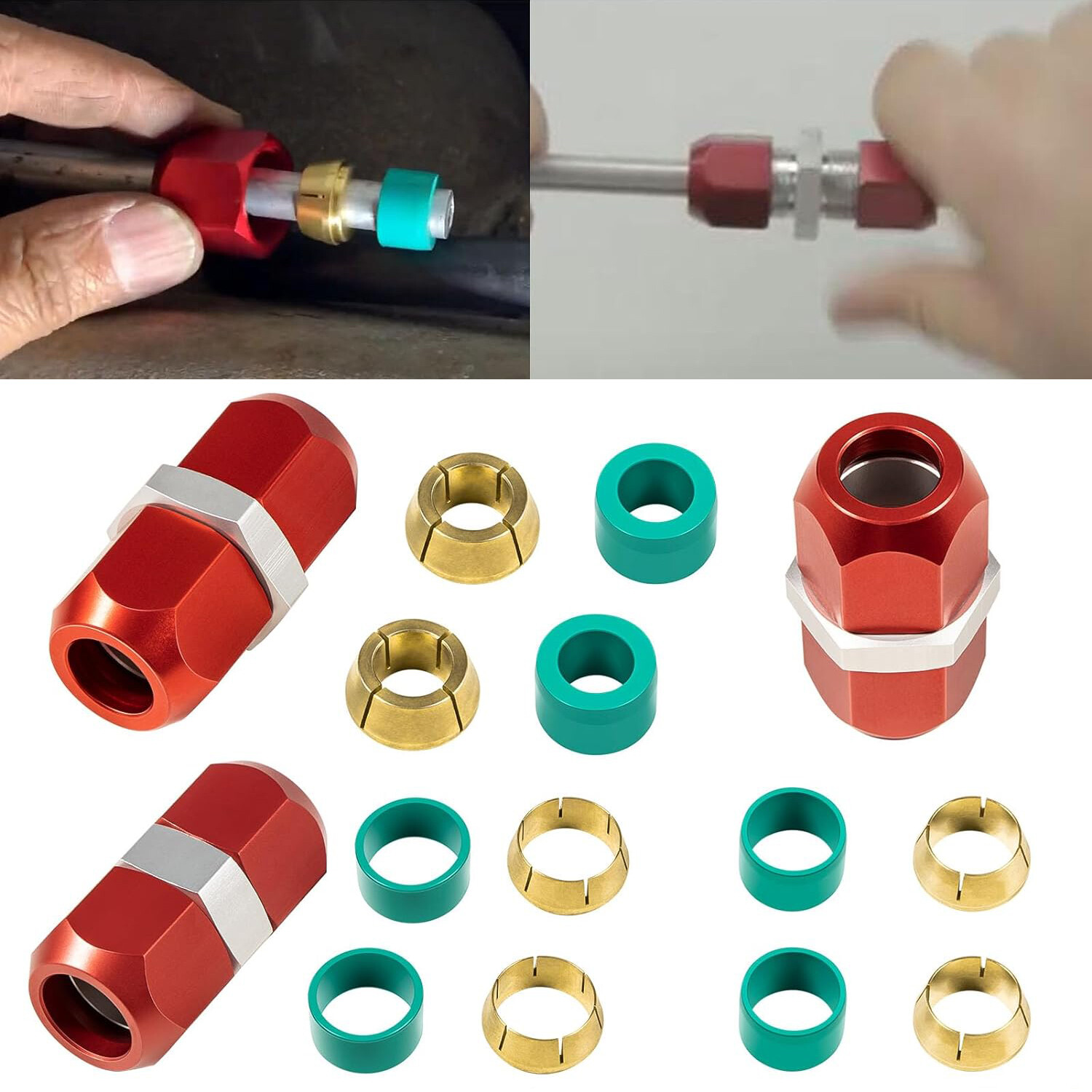 A/C Line Repair Tool Splice Connector Kit 3/8” 1/2” 5/8” 800-641 800 ...