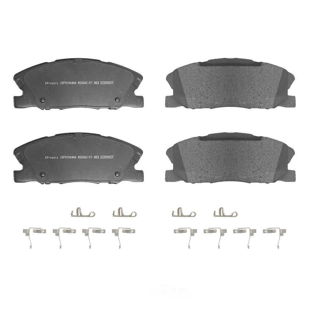 bproauto 1BP00344AA Disc Pads and Brake Shoes - Disc Brake Pad Set ...