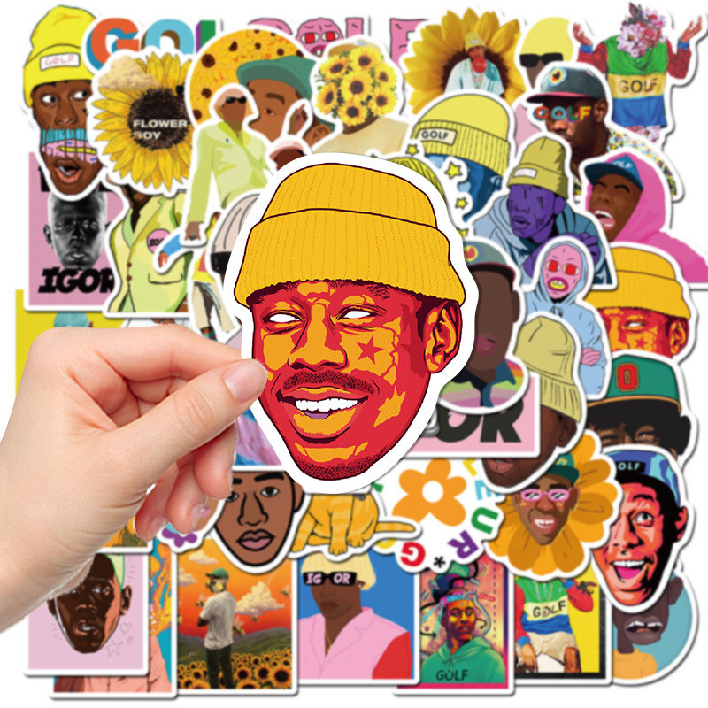 50pcs Tyler The Creator Grammy Awards Rapper Idol Graffit Hydro Flasks ...
