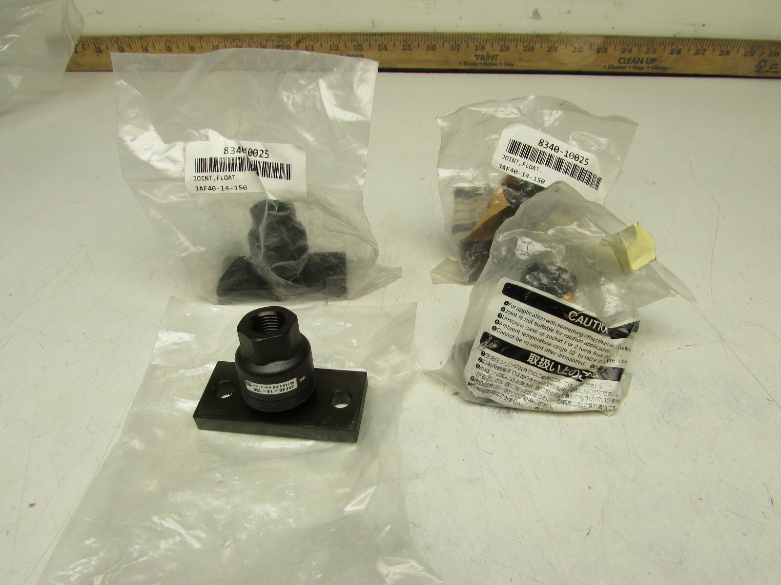 LOT of 4 - SMC JAF40-14-150 , FLOATING JOINT , NEW IN FACTORY BAG ...
