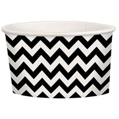Chevron Polka Dot Modern Theme Birthday Party 9.5 oz Paper Treat Cups ...