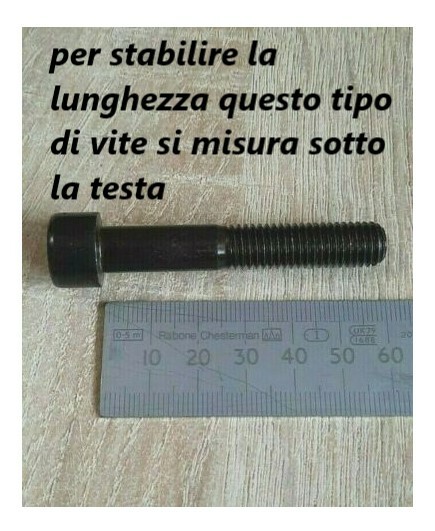 VITI M10 A BRUGOLA TESTA CILINDRICA TCEI UNI5931 DIN912 IN ACCIAIO 12.9 ...