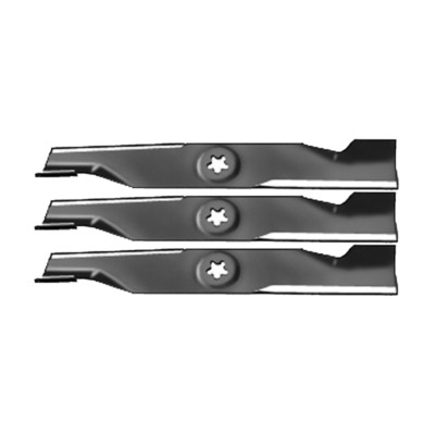 Set of 3 16-5/8" x 5 Point Star High Lift Blades AYP Husqvarna ...