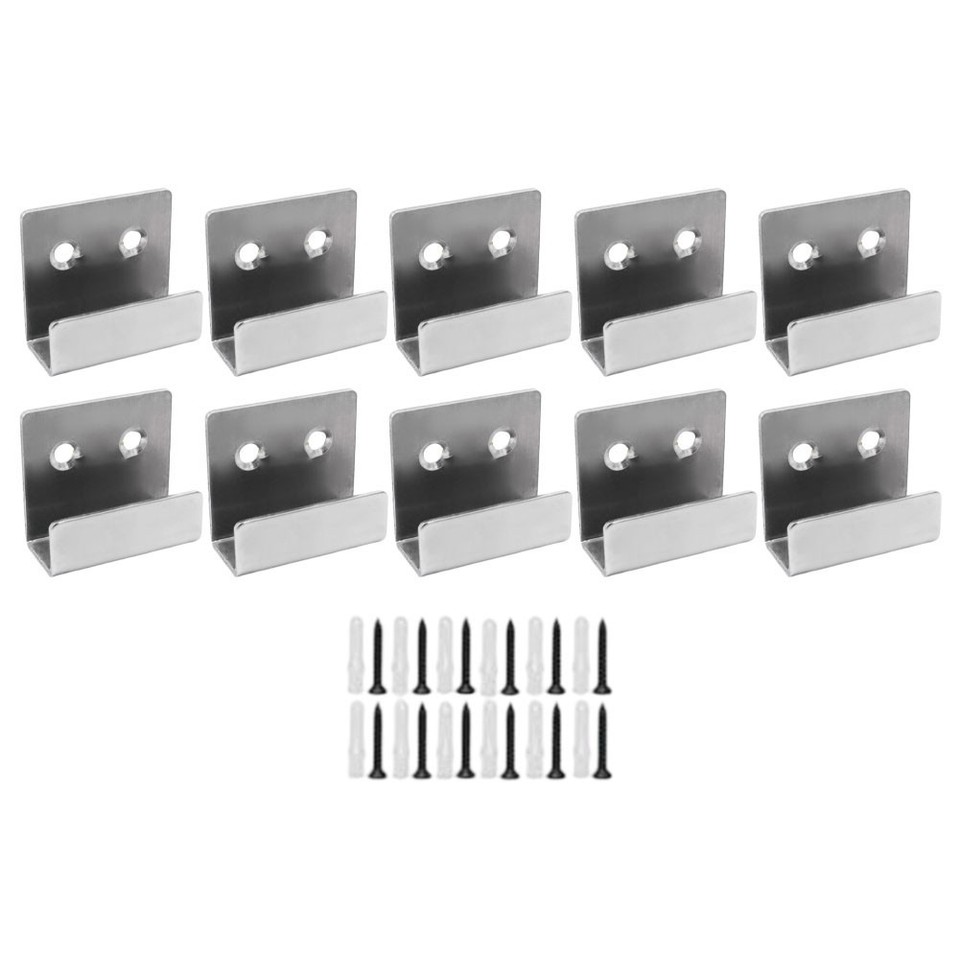 10 Heavy Duty Stainless Steel Mirror Clips Perfect for Home Decor ...