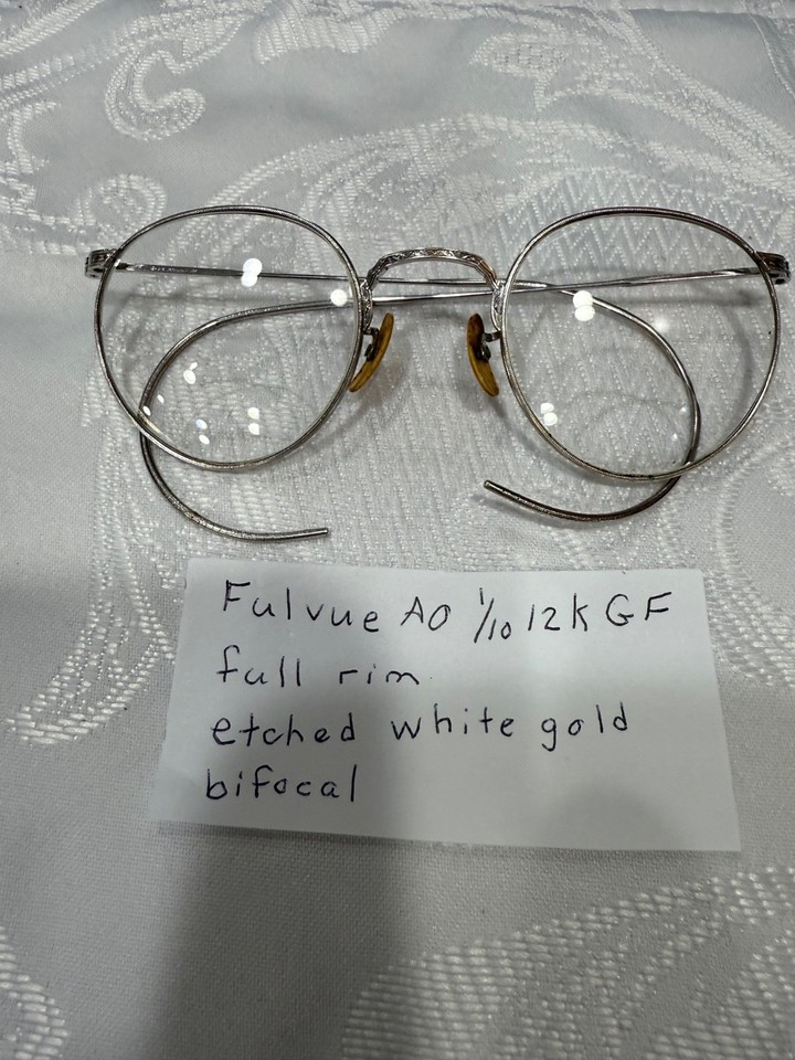 3 Pair Vintage Eye Glasses, 2 Fulvue, 1 Shuron All are Gold Fill | eBay