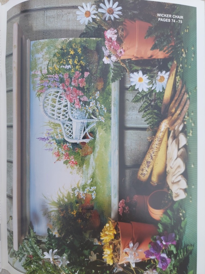ROS STALLCUP 2000 GRANS ATTIC FLORAL GARDEN DECORATIVE PAINTING BOOK ...