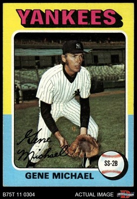 1975 Topps #608 Gene Michael Yankees 4 - VG/EX | eBay