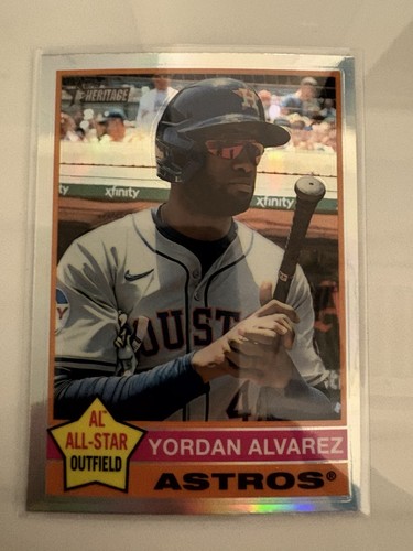 2025 Topps Heritage - Alternate Cartoon Variation Yordan Alvarez #500 ...