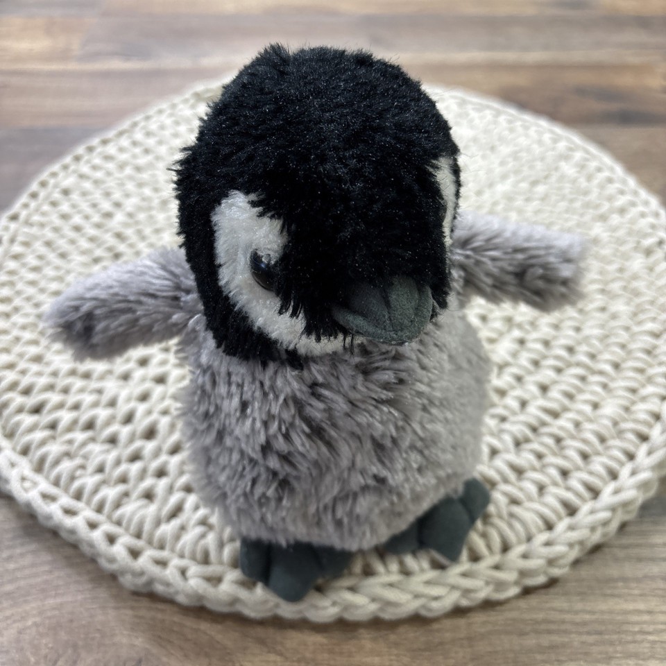 Wild Republic Baby Penguin Plush 6” Stuffed Animal Gray Black | eBay