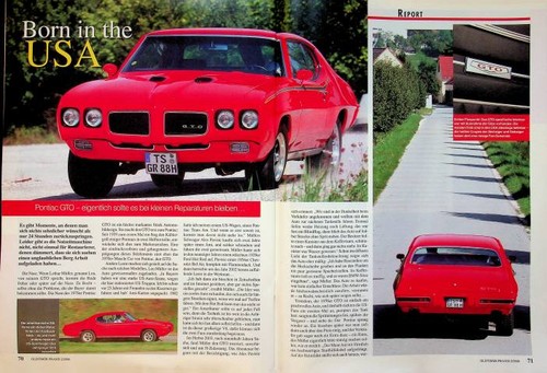 Oldtimer Praxis 2100) Pontiac GTO mit 350PS Restaurierung - ein ...