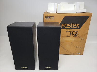 Pair of Fostex H-2 RP-2Way Speakers 8Ω (Open Box) | eBay