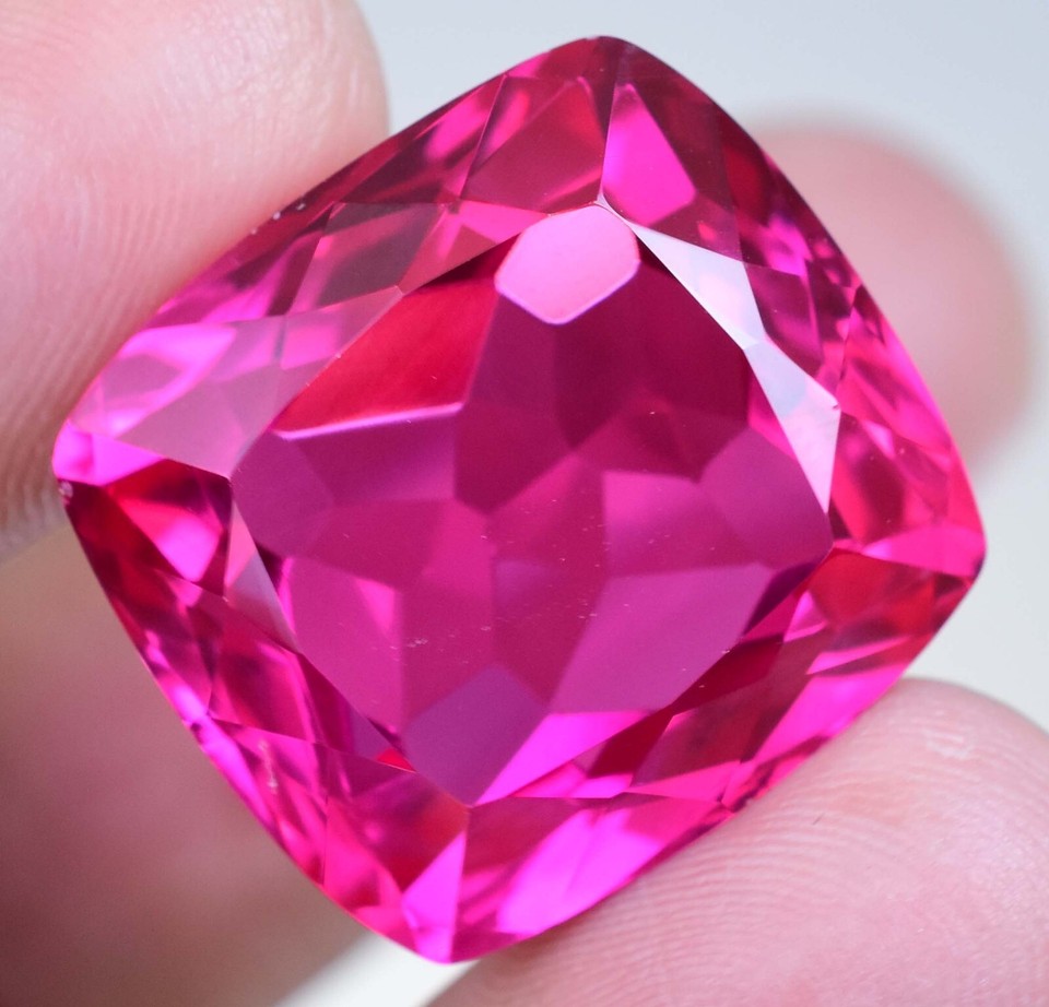 58.20 Ct Natural Mogok Rose Pink Ruby Stunning Cushion Shape Certified ...