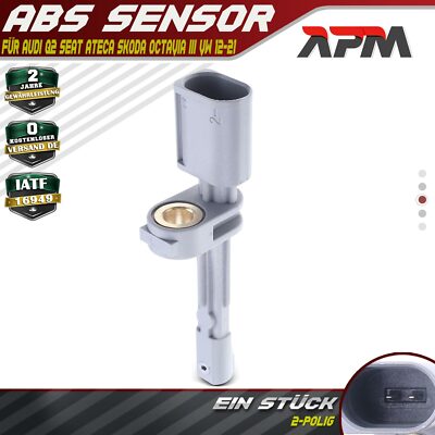 ABS Sensor Hinten Rechts für Audi Q2 Seat Ateca Skoda Octavia III VW ...