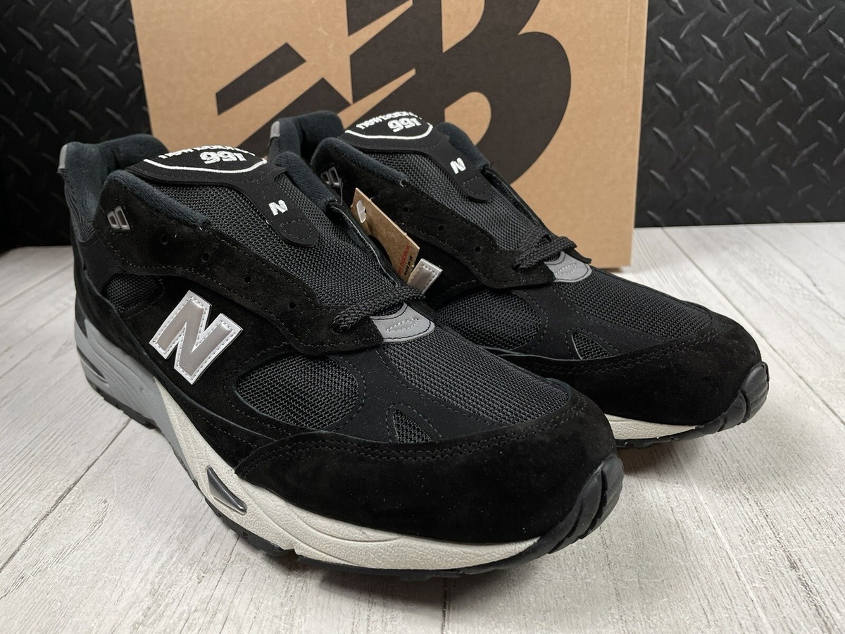 Size 11.5 - New Balance 991 'MADE IN UK' Black Silver Size 11.5 - New Balance 991 'MADE IN UK' Black Silver