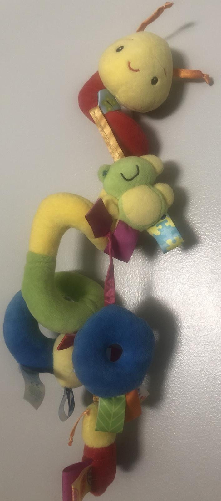 TAGGIES BABY Plush Toy Animal Inchworm Caterpillar Frog Butterfly Lovey ...