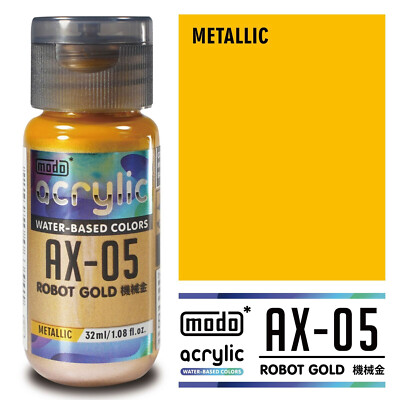 NEW modo NEO Acrylic Water-Based Color AX-05 Metallic Robot Gold (32ml ...