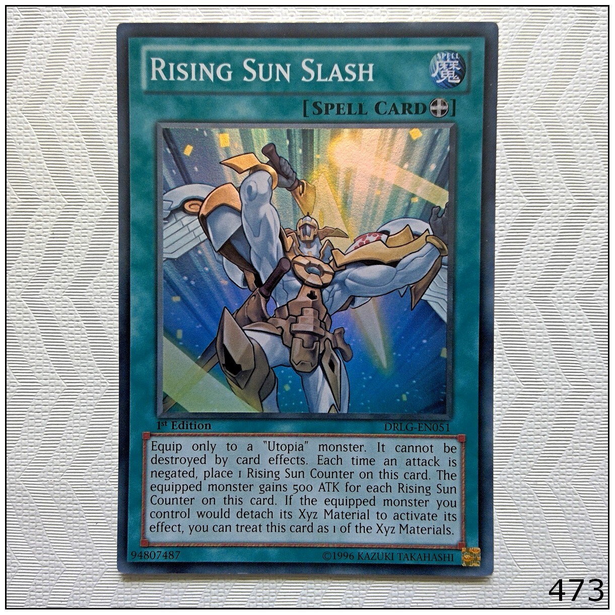 Rising Sun Slash - DRLG-EN051 - Super Rare 1st Edition Yugioh | eBay