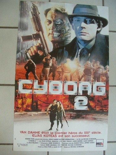 AFFICHE DE FILM N°39 - CYBORG 2 - DE 1993 PLIEE 50 x 80 CM | eBay