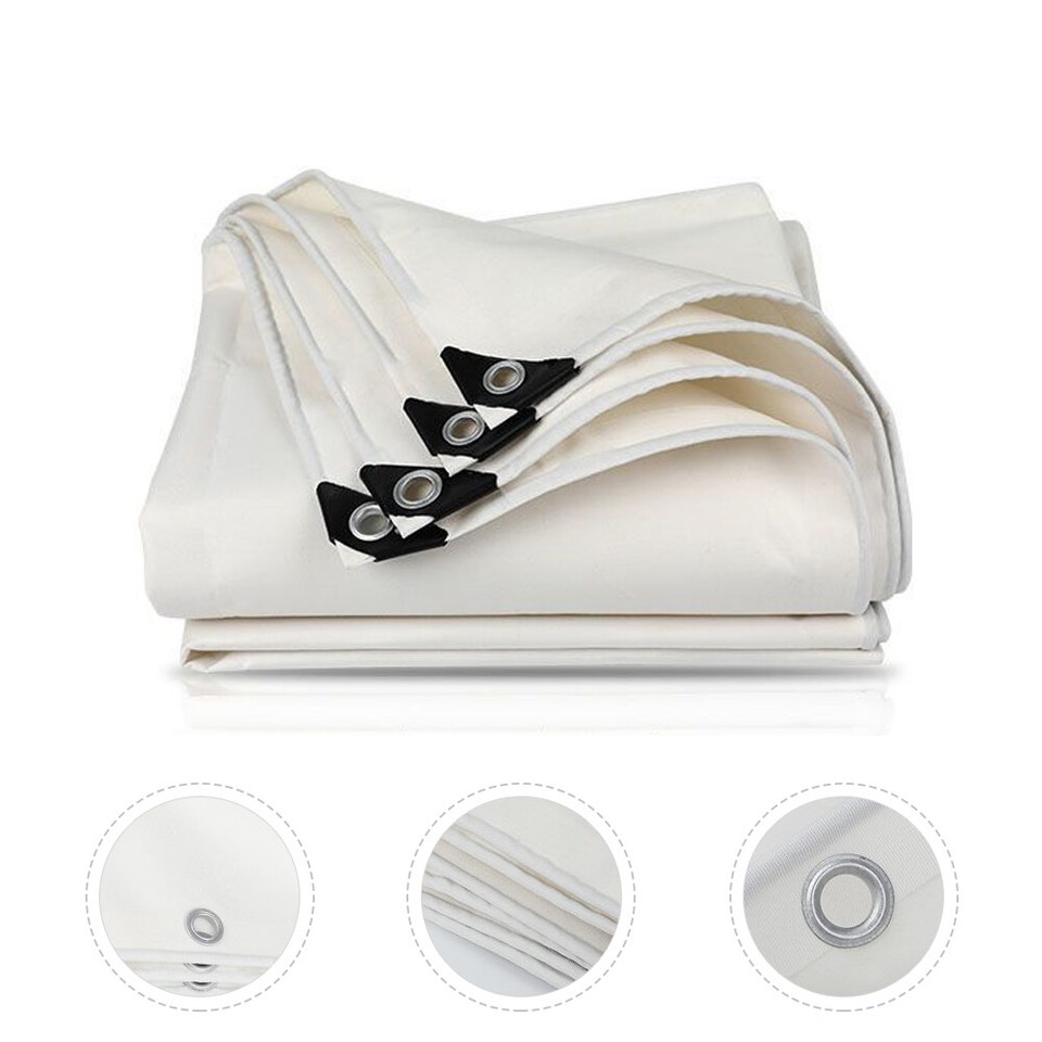 18Oz Heavy Duty Cotton Canvas Tarp Tarpaulin Garden Sun Shade Tent ...