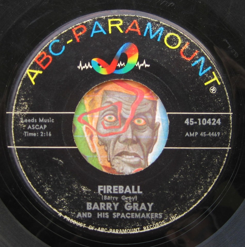 HEAR Barry Gray 45 Fireball / XL5 ABC tittyshaker Exotica surf mod ...