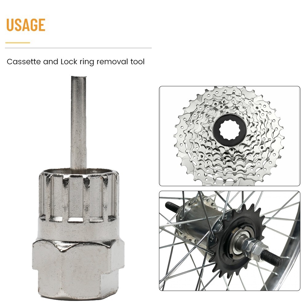 Cassette Removal Tool/For-Shimano For-SRAM Flywheel Freewheel Lock Ring ...